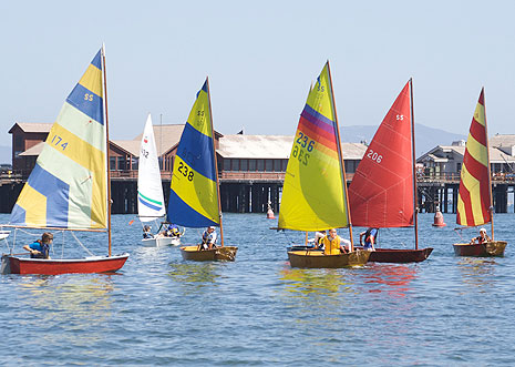 Santa Barbara Sea Shells Sailors Race in the Harbor | Photo of the Day ...