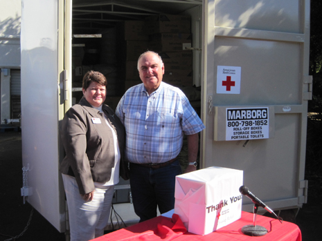 MarBorg Industries Donates Storage Containers to Local Red Cross ...