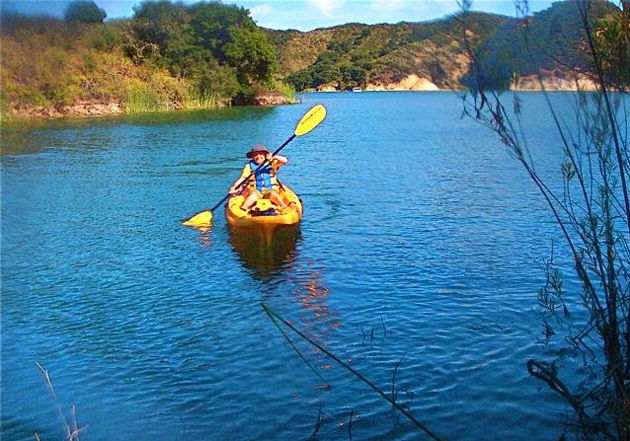 Kayaking on Lake Cachuma | Photo of the Day | Noozhawk