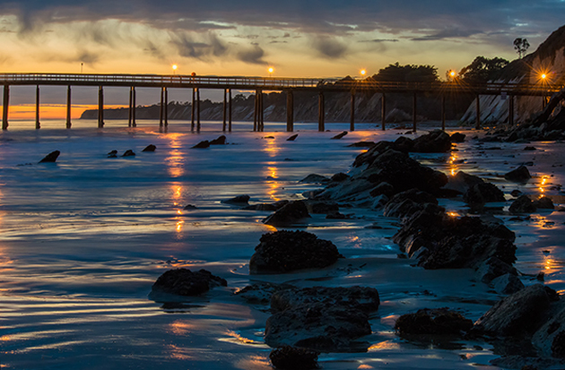 Winter Sunset at Haskell’s Beach | Photo of the Day | Noozhawk