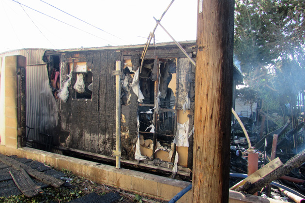 Fire Destroys Home at Trailer Park in Santa Maria | AM-TopStories ...