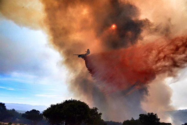 Burton Mesa Fire Near Lompoc Held to 320 Acres | Local News | Noozhawk