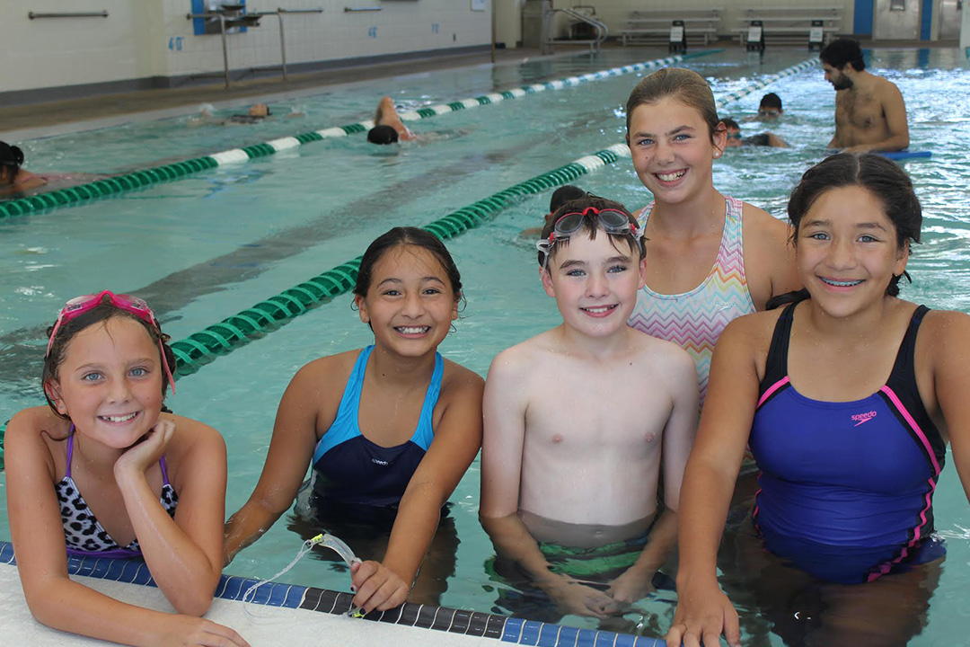 Elementary School Girls Swimming