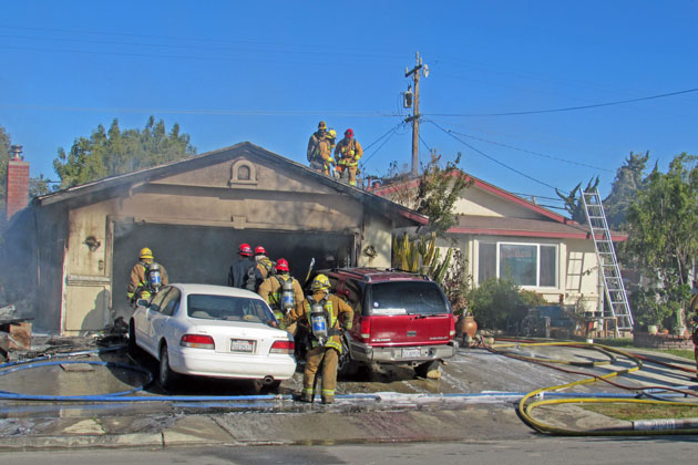 Crews Battle Residential Structure Fire Near Santa Maria | Local News ...