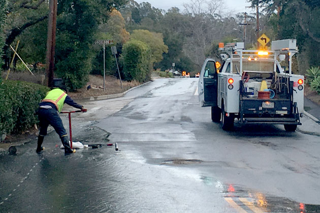 Santa Barbara Crews Scramble to Stop Series of Water-Line Breaks ...