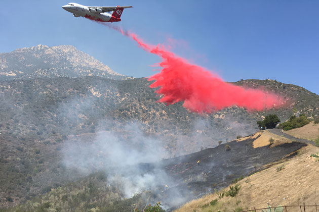 Fire Burns 2 Acres in Mission Canyon Above Santa Barbara | Local News ...