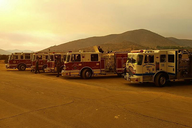 Santa Barbara County Fire Agencies Send Crews to Raging Sand Fire ...