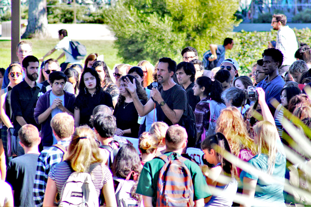 UCSB Students Hold Campus Rally Following Election-Night Protest of ...