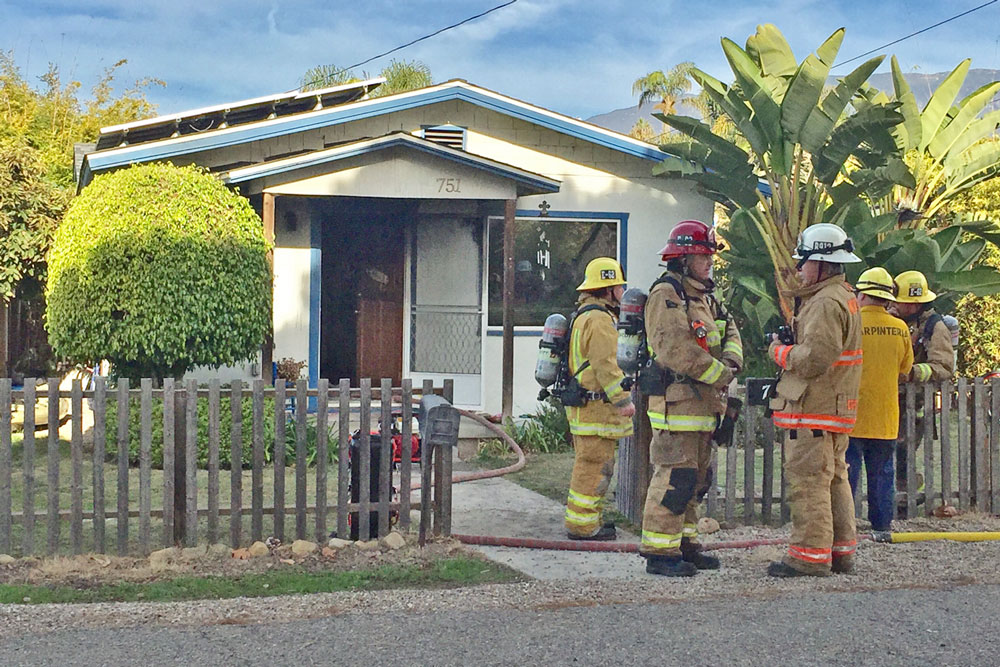 Residents Escape as Two-Alarm Fire Damages Home in Carpinteria | Local ...