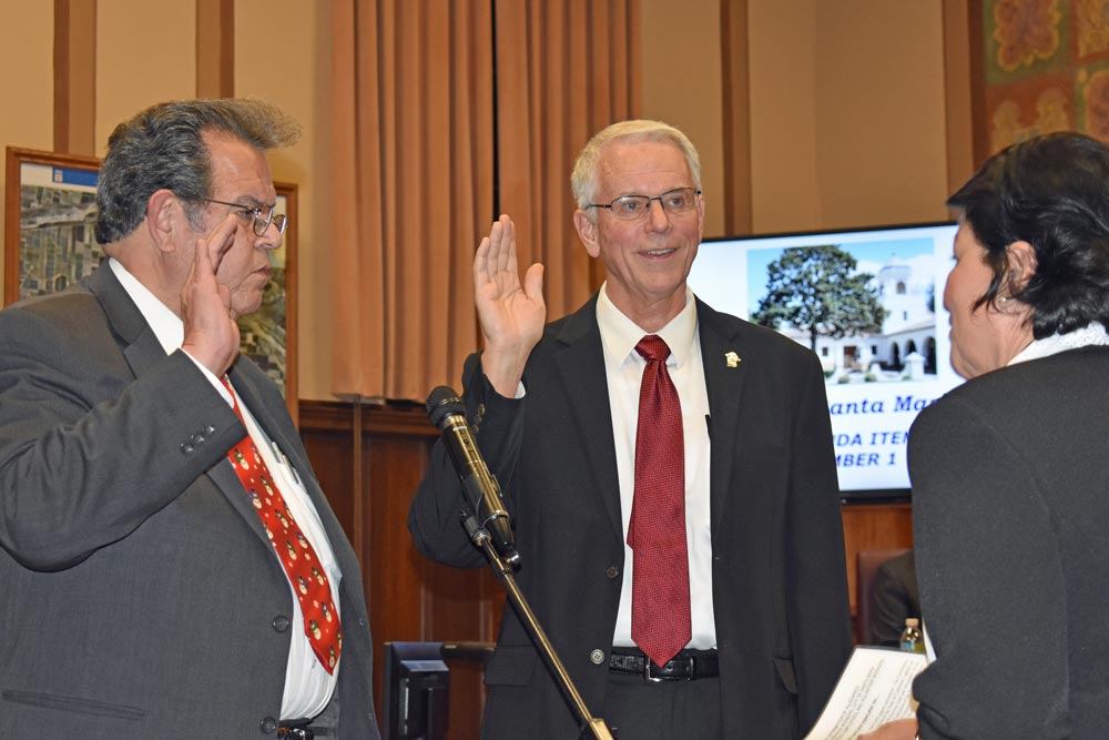 Santa Maria Swears In New City Council Members Mike Cordero, Michael ...