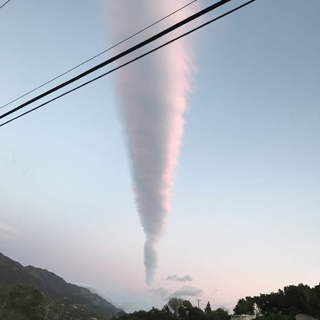 Cloud Column | Photo of the Day | Noozhawk