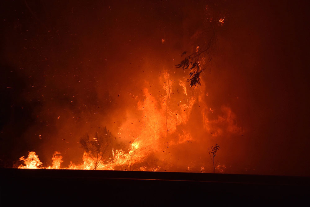 Small Vegetation Fire Breaks Out Along Highway 101 in Western Goleta ...