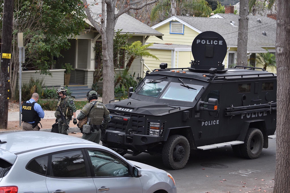 Police Stake Out, Search Residence Connected to Downtown Santa Barbara ...