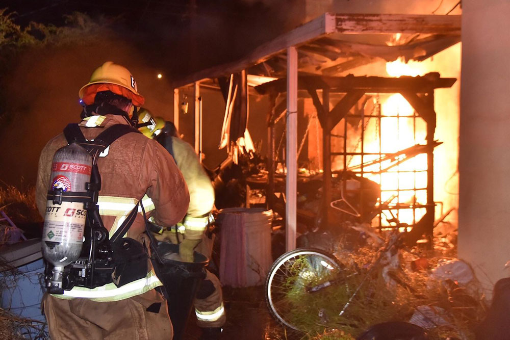 Firefighters Battle 2-Alarm Residential Structure Fire in Carpinteria ...