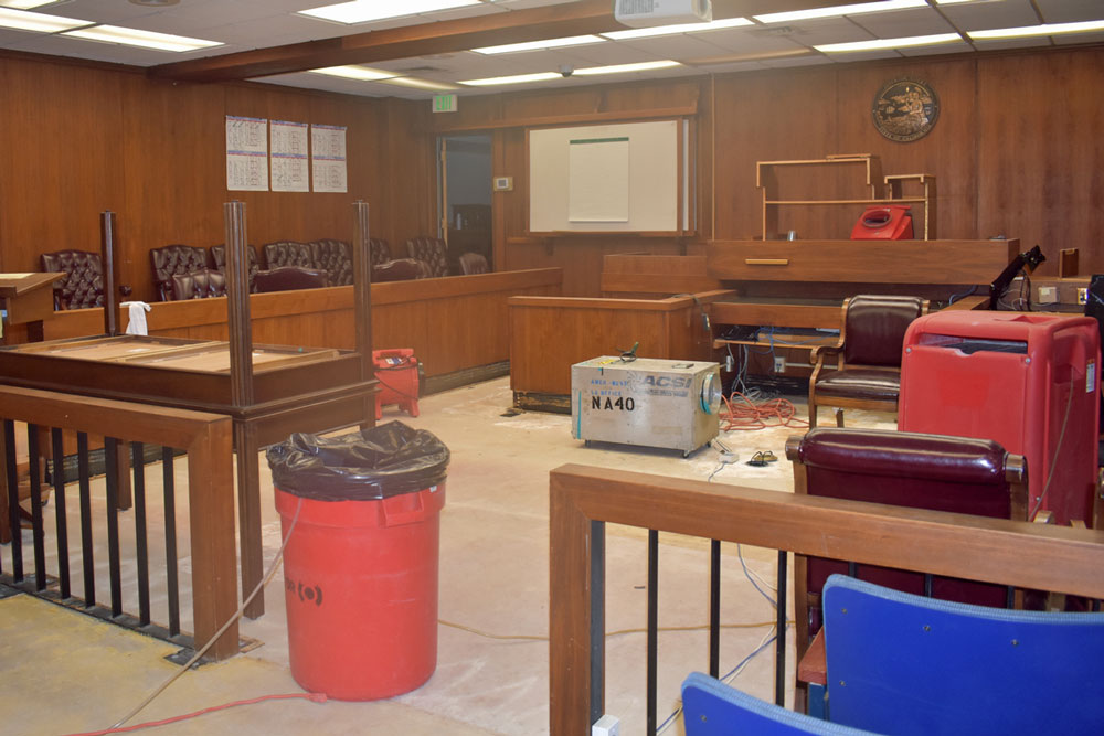 Broken Hot Water Pipe Floods Santa Maria Court Complex | Local News ...