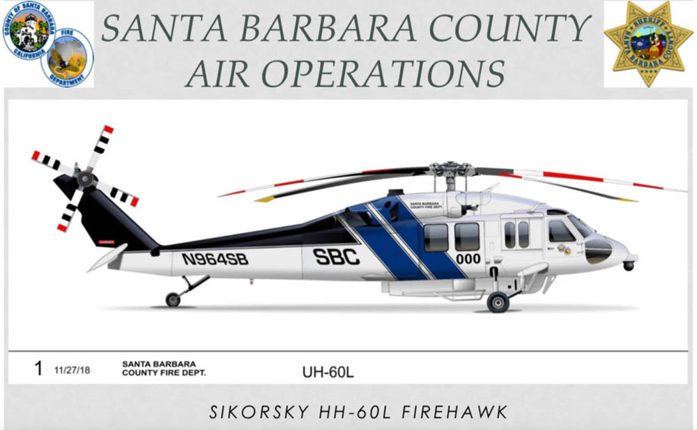 Santa Barbara County Lands Blackhawk Copter to Modernize Firefighting ...