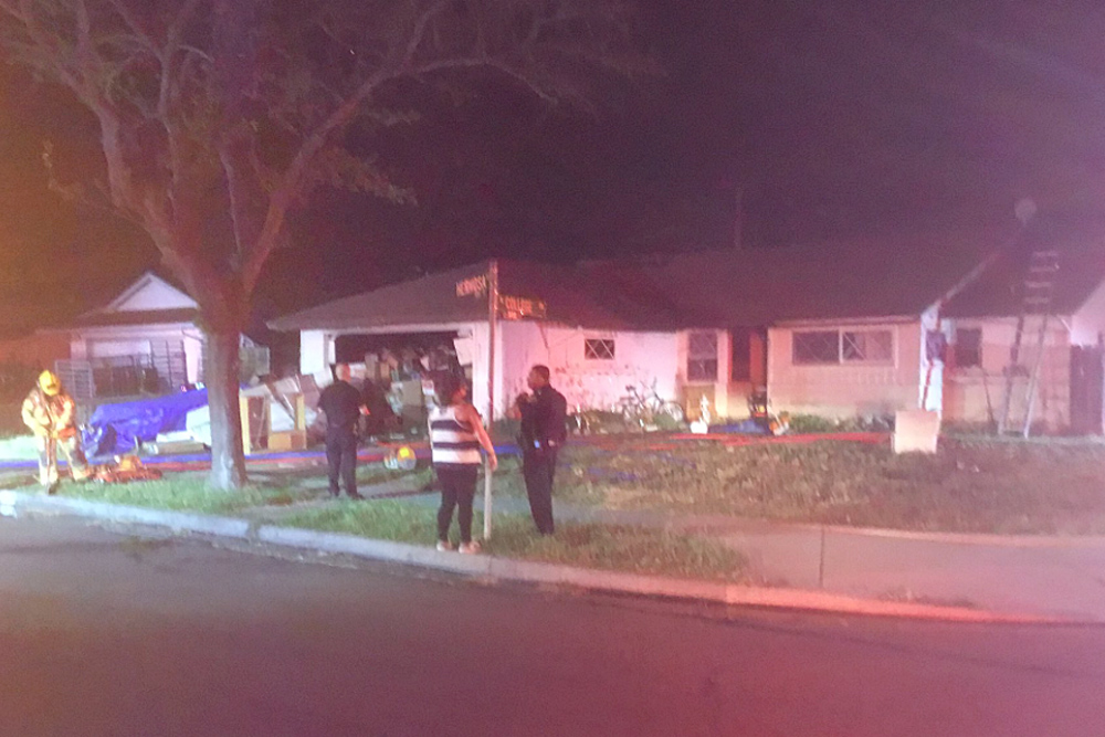 2 People Taken to Hospital After Residential Structure Fire in Santa ...