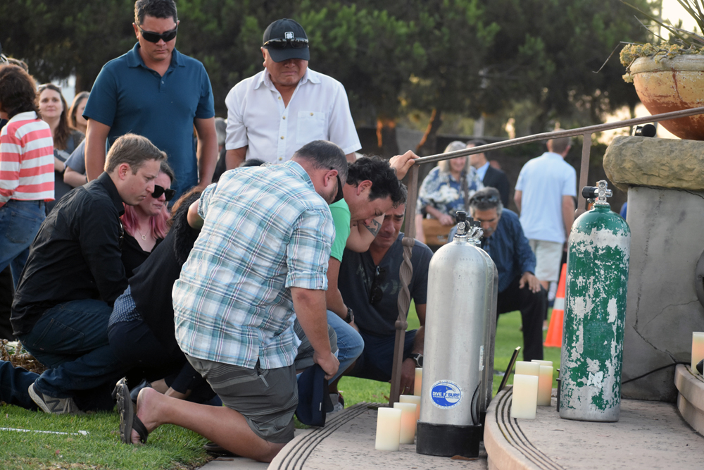 Mourners Unite at Vigil to Remember Victims of Conception Dive Boat ...