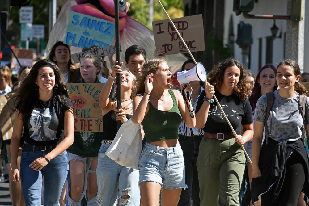 Santa Barbara Teens Rally for Action on Climate Change | Local News ...