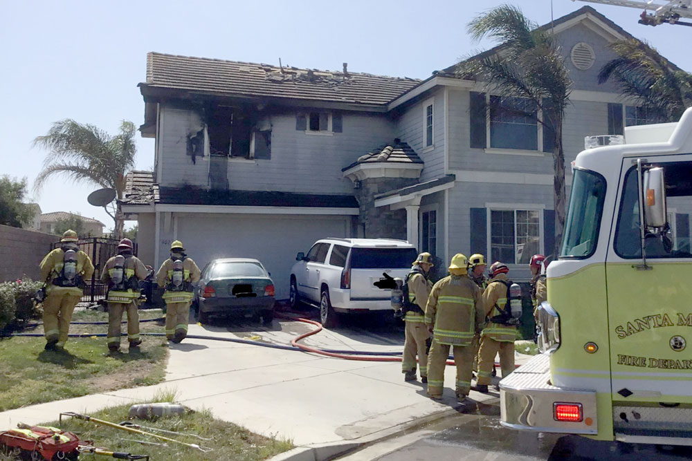 Santa Maria House Fire Displaces 5 Residents | Local News | Noozhawk