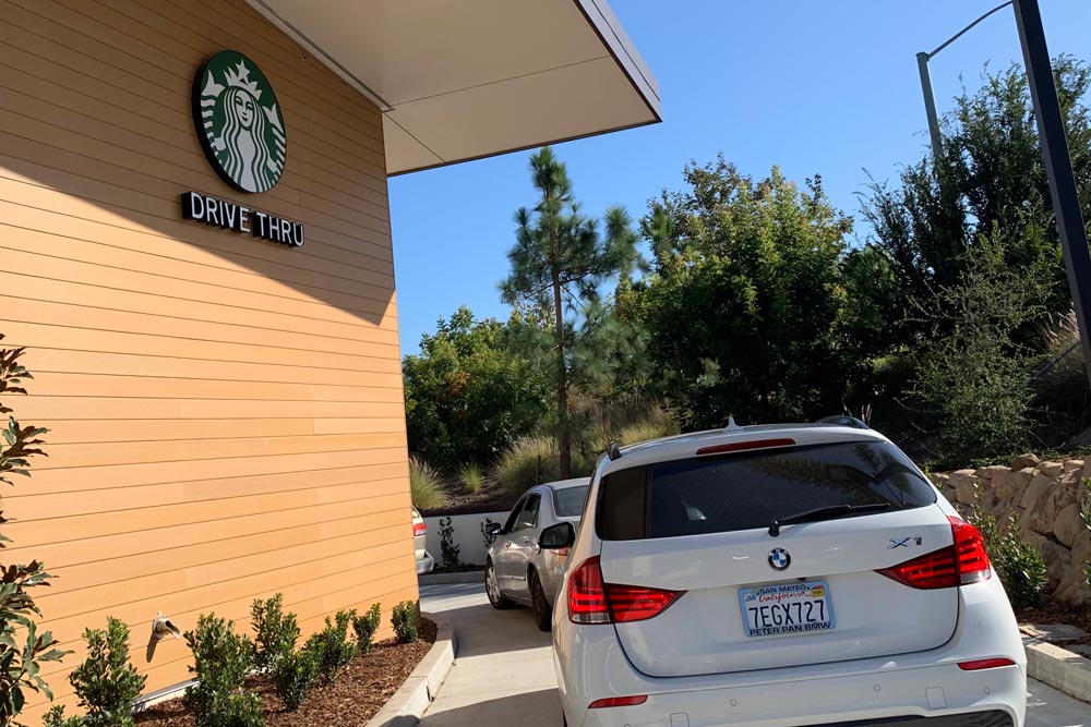 BizHawk: New Drive-Thru Starbucks Opens on South Coast | Business ...
