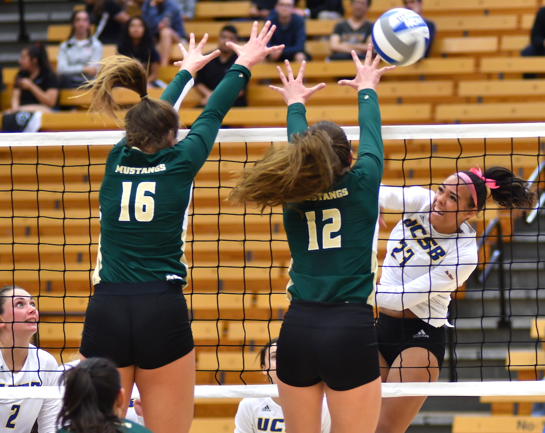 UCSB Volleyball Plays With Grit Without Star, Hands Cal Poly Its First ...