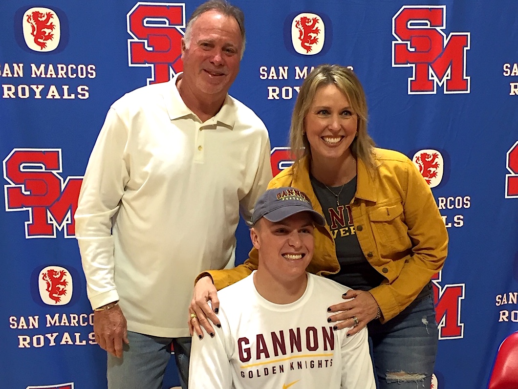 San Marcos Quarterback Ben Partee Signs Football Scholarship With ...