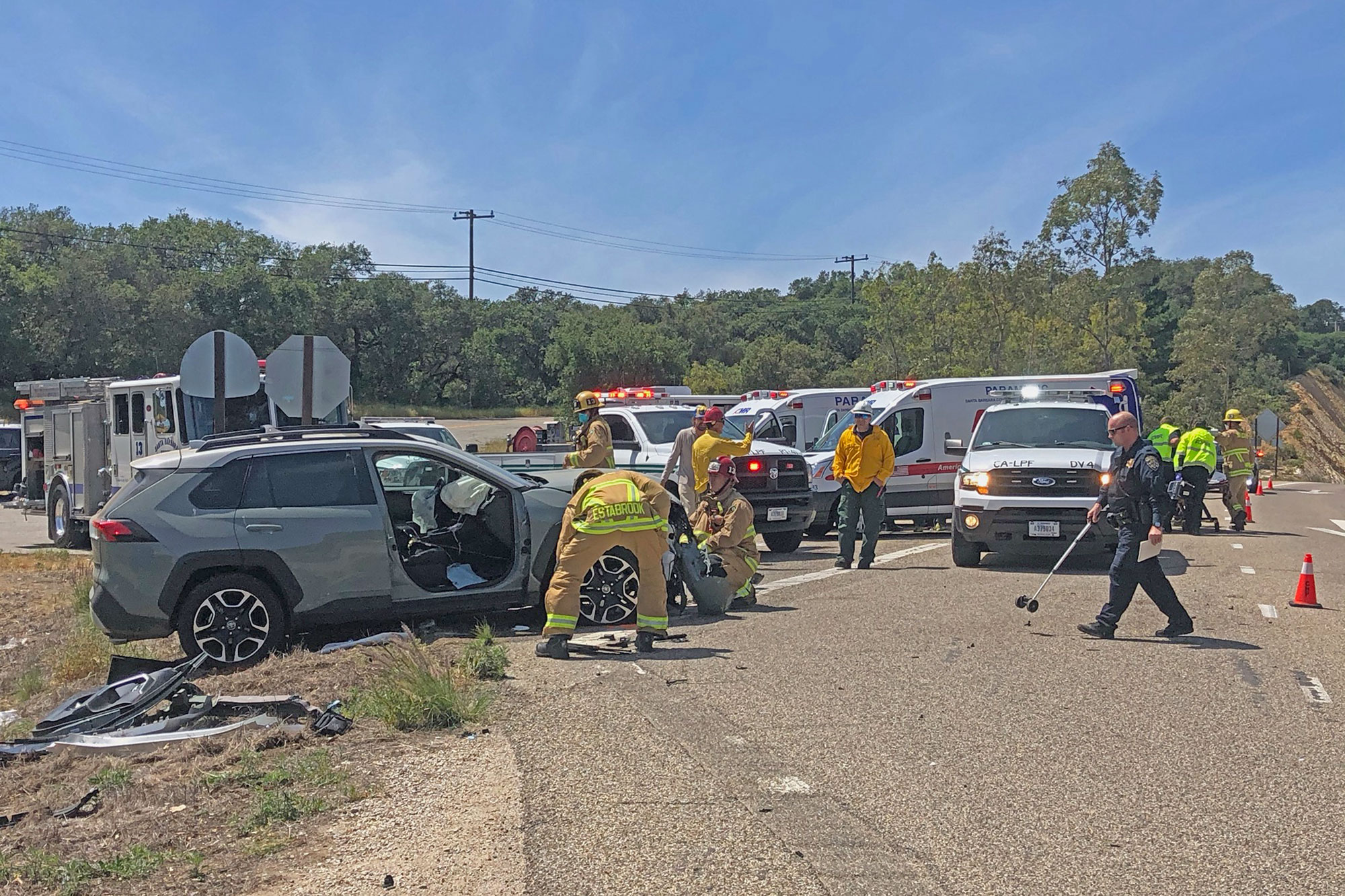 2 Injured in Collision on Highway 154 at Top of San Marcos Pass | Local ...