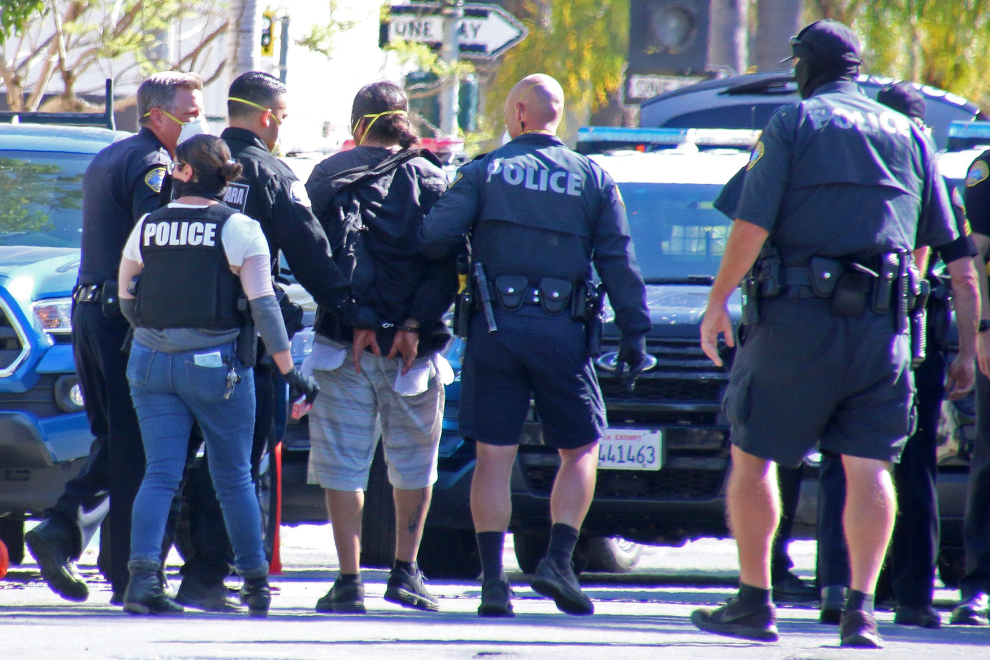 After Standoff, Santa Barbara Police Subdue Distraught Man with Knife ...
