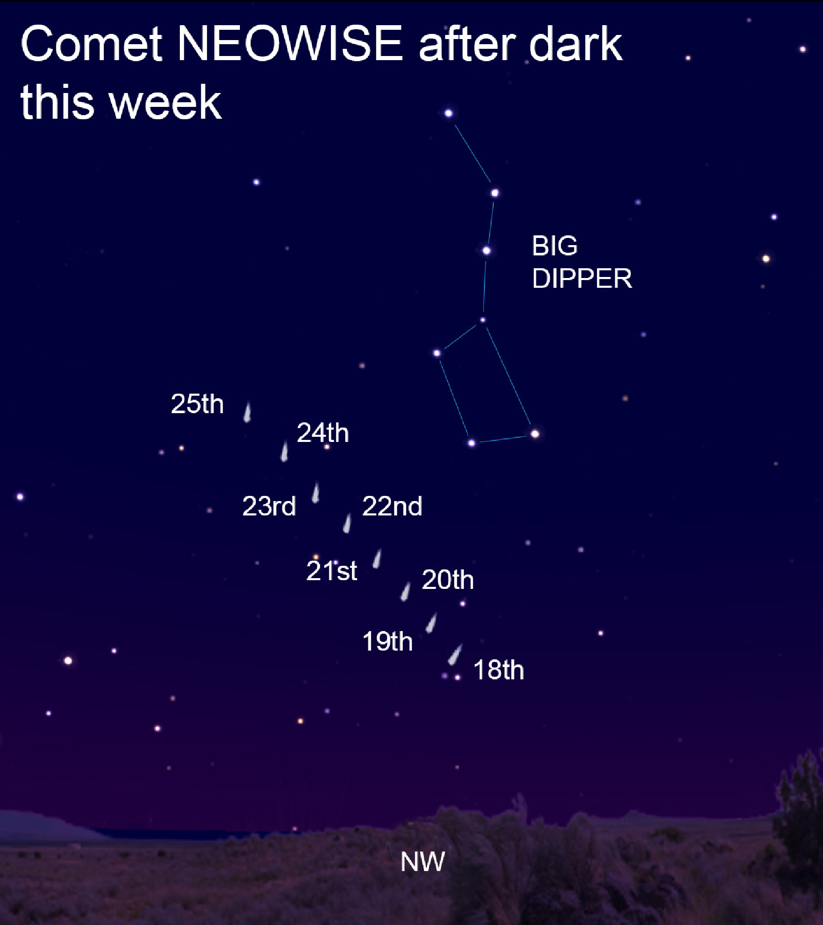 Dennis Mammana: The Iceball Cometh This Week with Comet NEOWISE ...