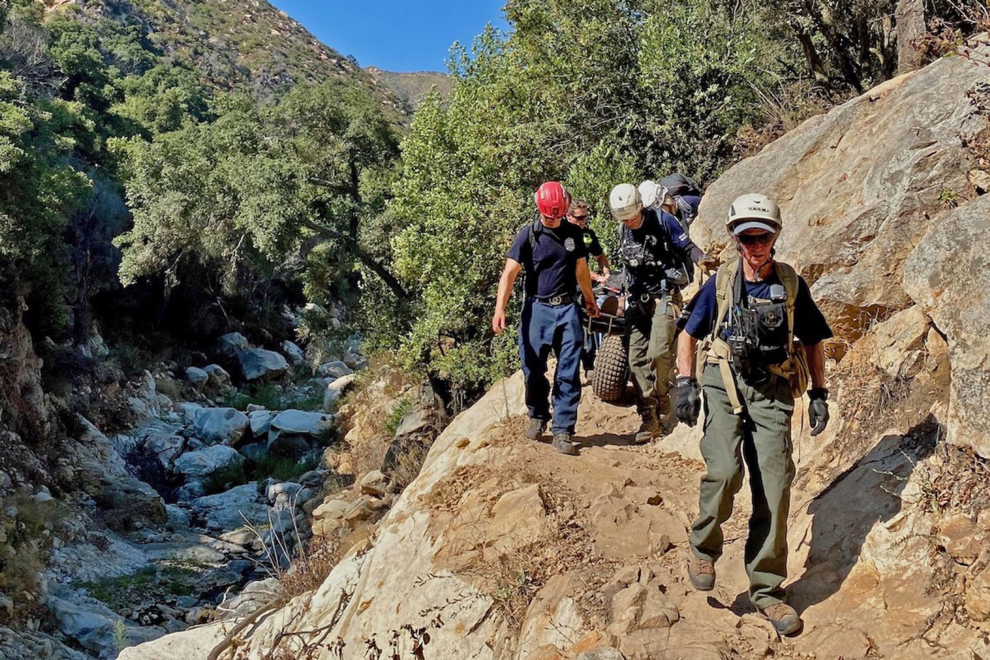 Search & Rescue Team Assists in Heat-Related Trail Rescue Above ...