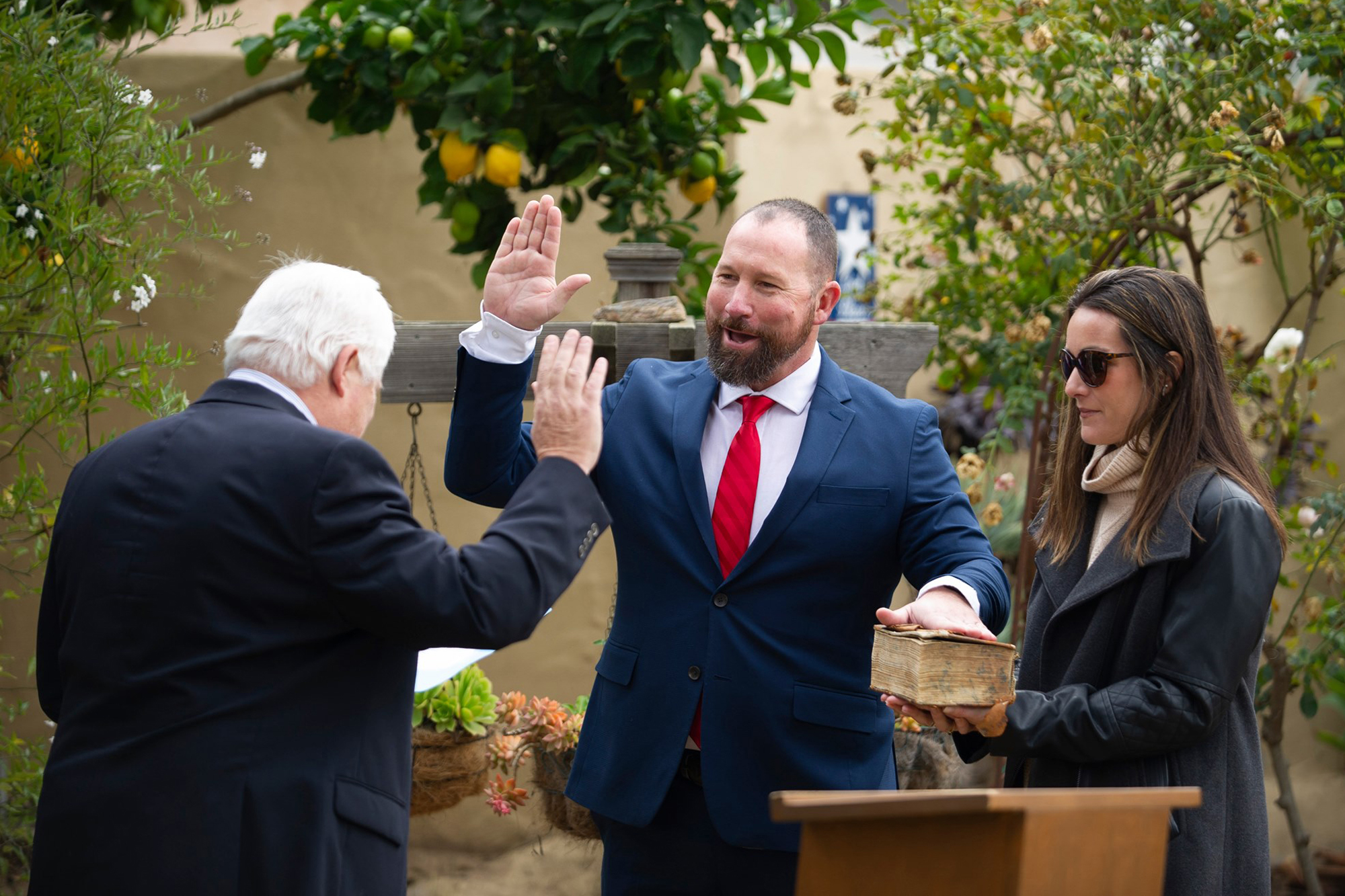Bob Nelson Takes Oath of Office to Serve Fourth District on County ...
