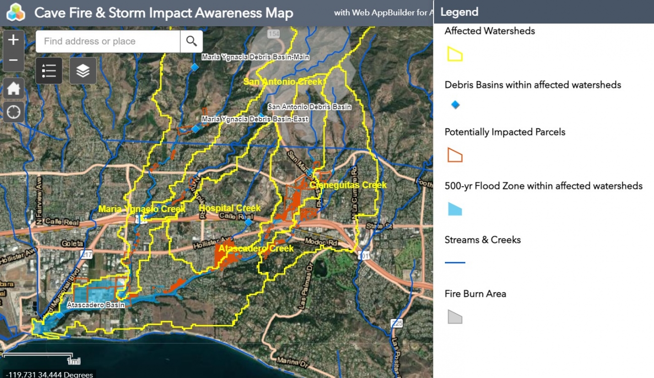 Big Storm Bringing Heavy Rainfall to Santa Barbara County, Especially ...