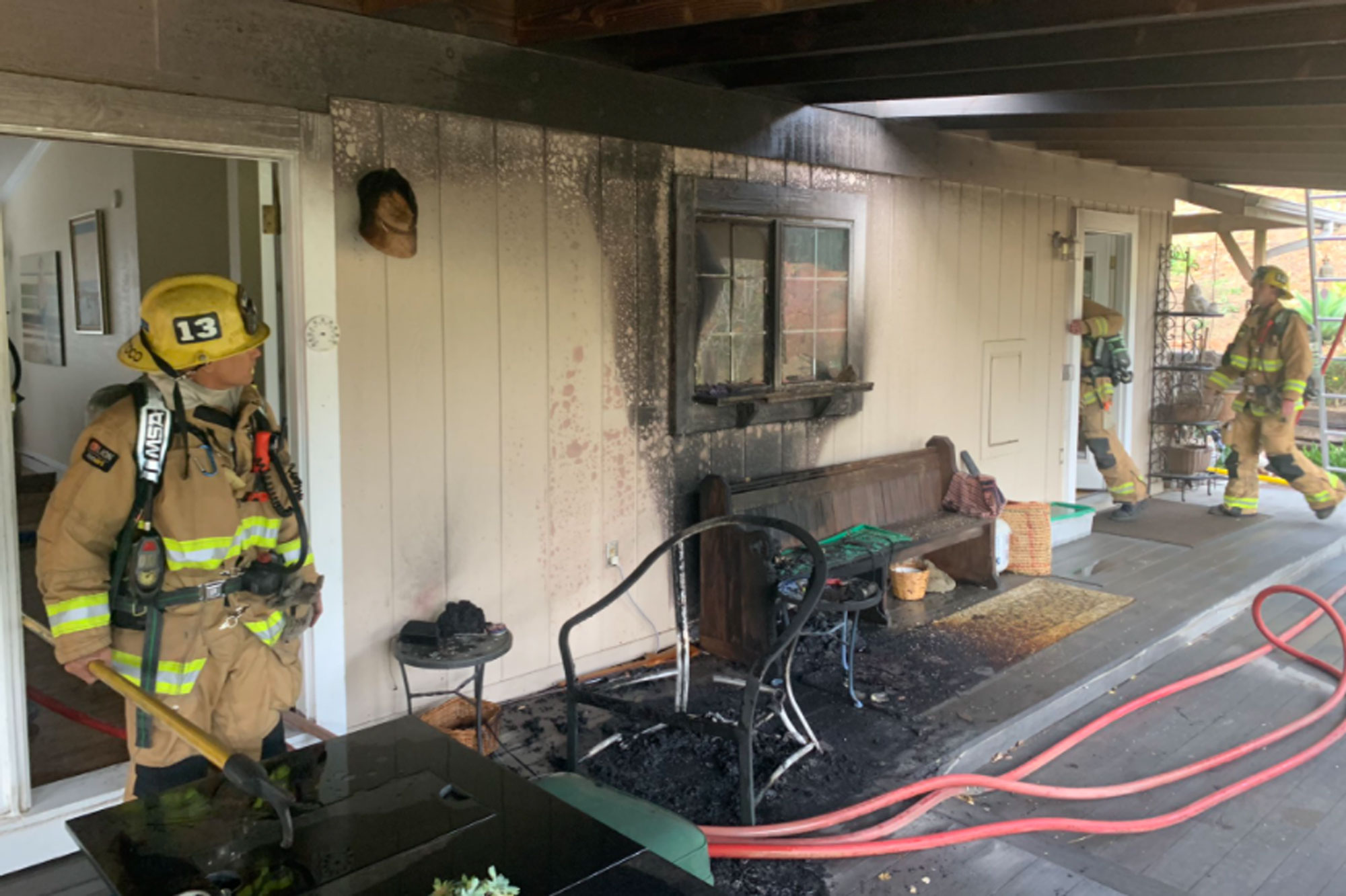 Fire Damages Residence in Holiday Hill Area of Northern Goleta | Local ...