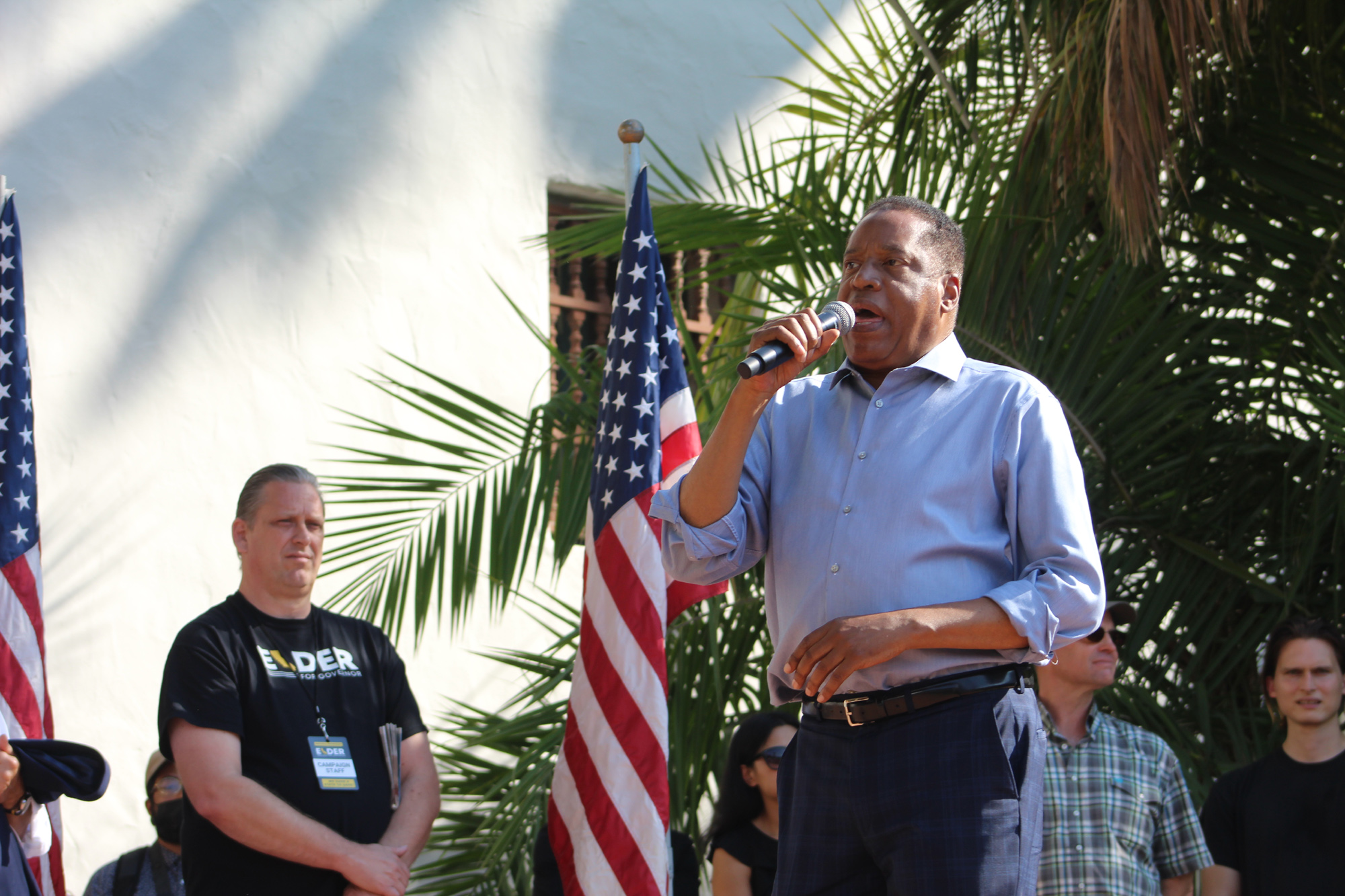 Republican Challenger Larry Elder Stops in Santa Barbara Ahead of ...