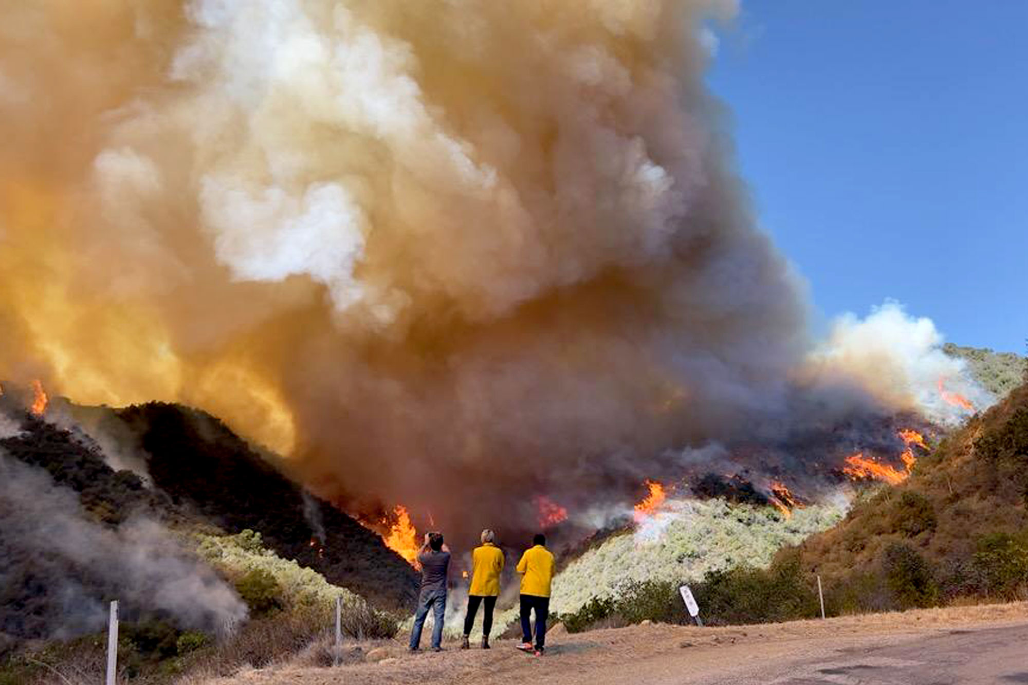 Alisal Fire Jumps to 8,000 Acres with Heavy Burning in Refugio Canyon ...