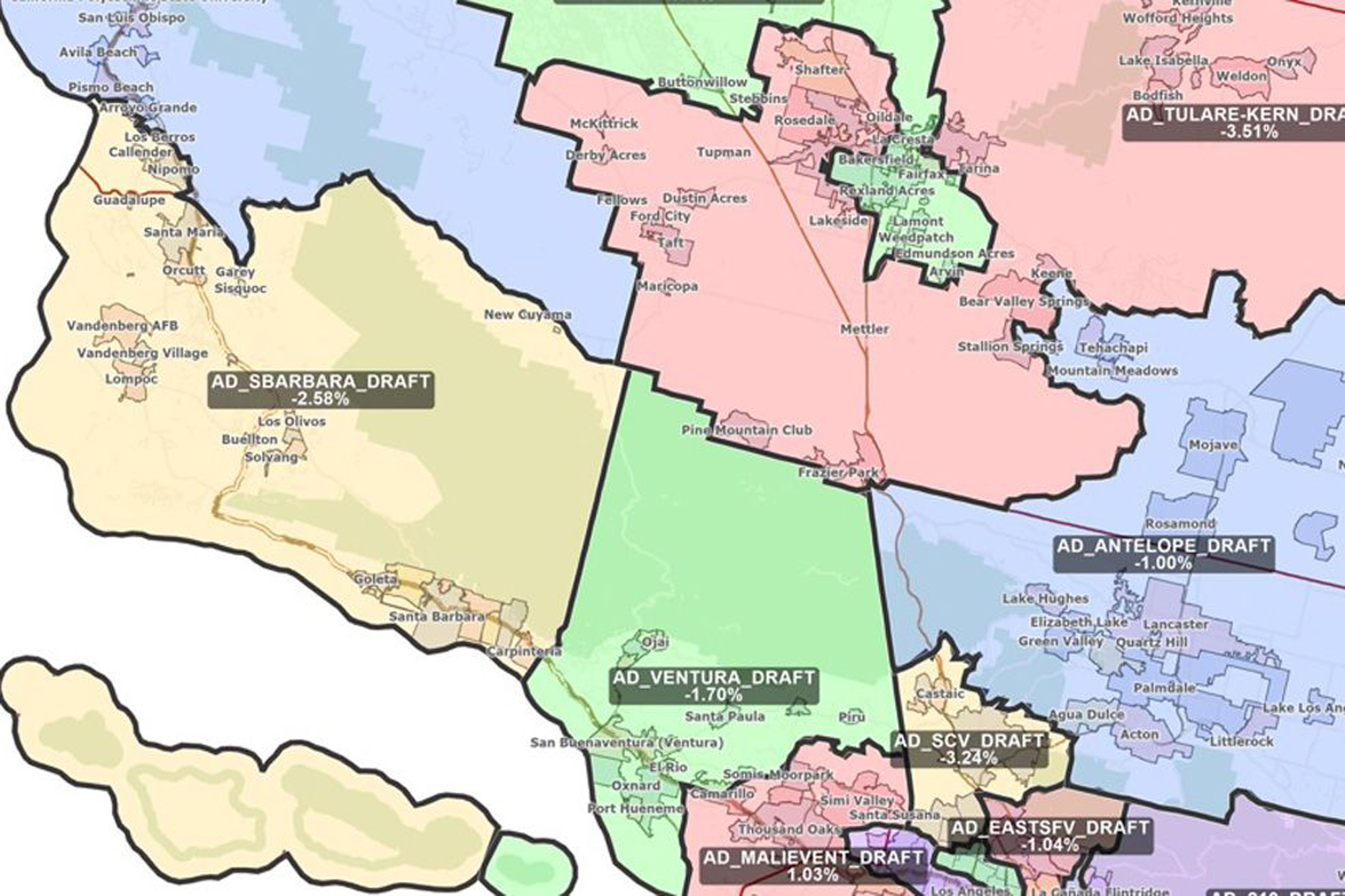 Oxnard Santa Barbara Map