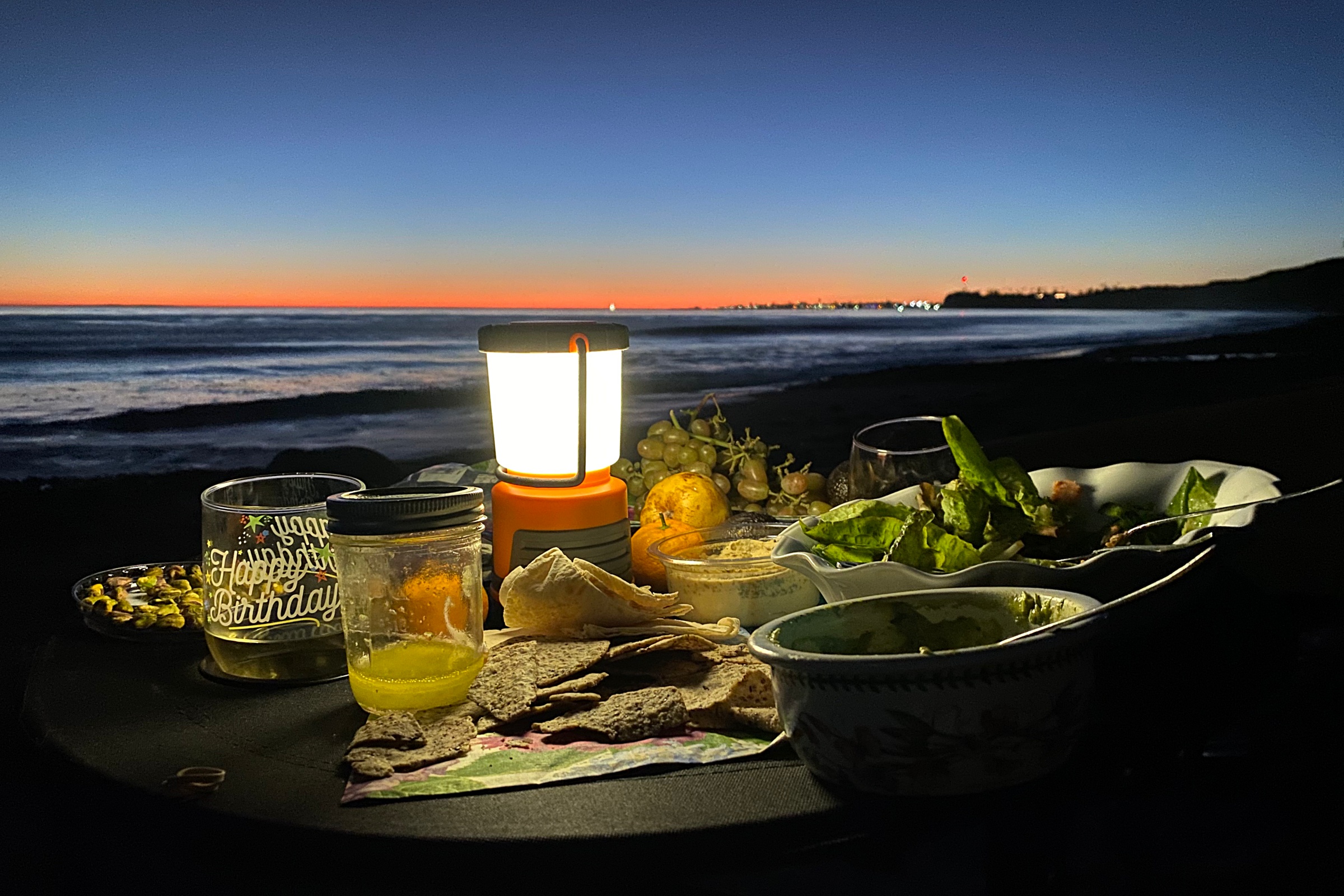 Dinner on Hope Ranch Beach | Photo of the Day | Noozhawk