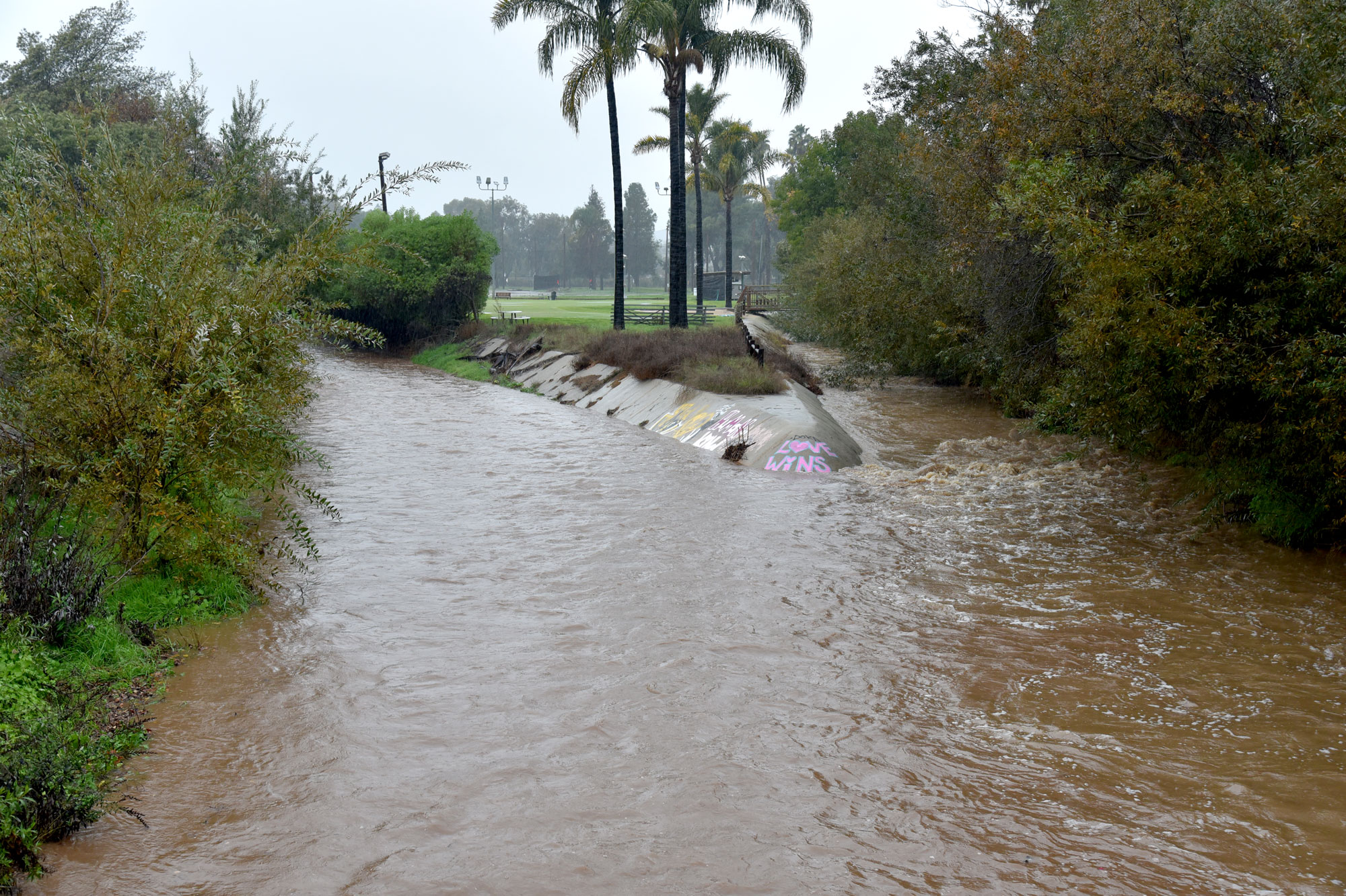 No Major Problems Reported as Steady Rain Drenches Santa Barbara County ...