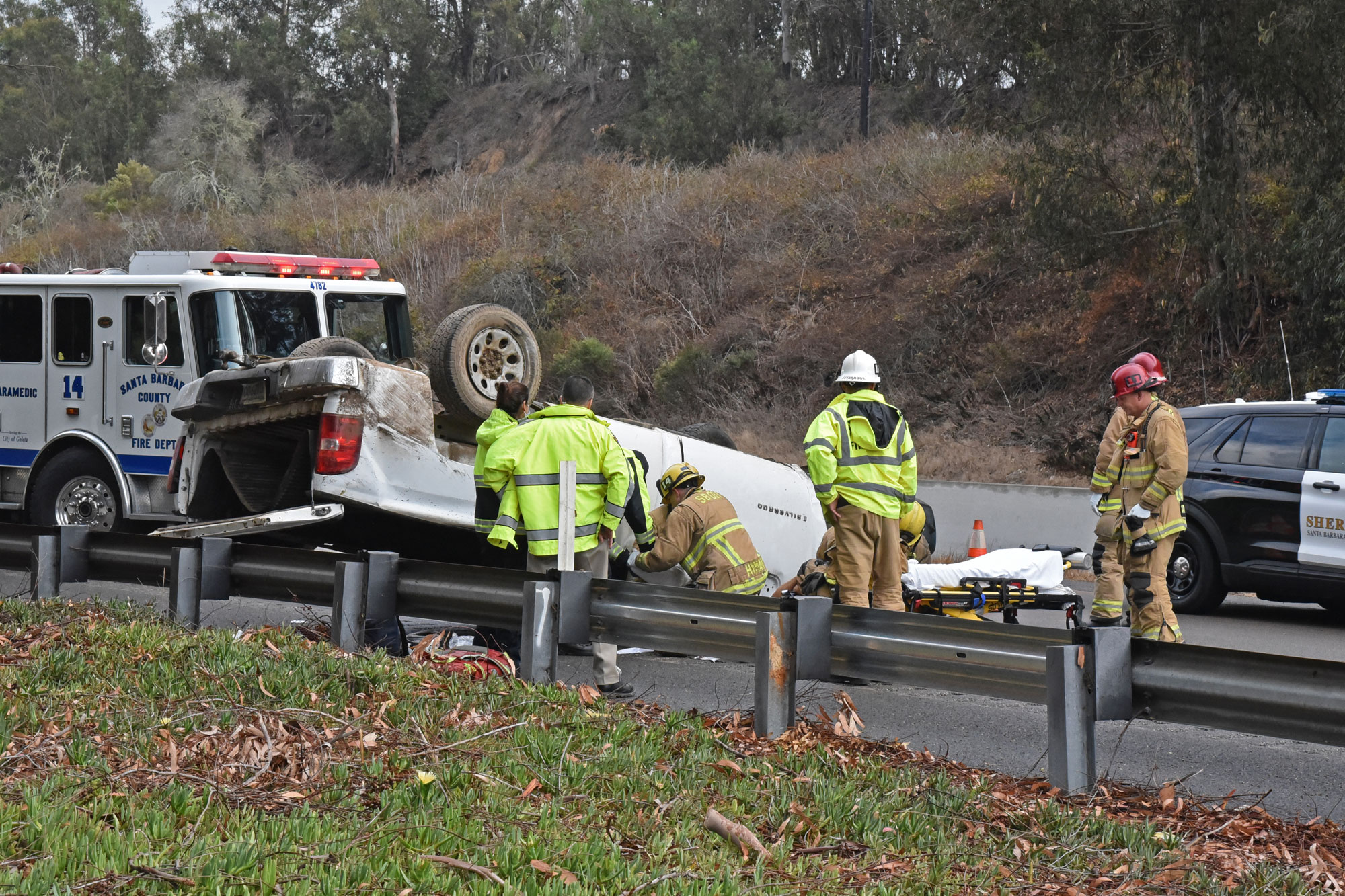 Major Injuries Reported in Highway 101 Crash in Western Goleta | Local ...