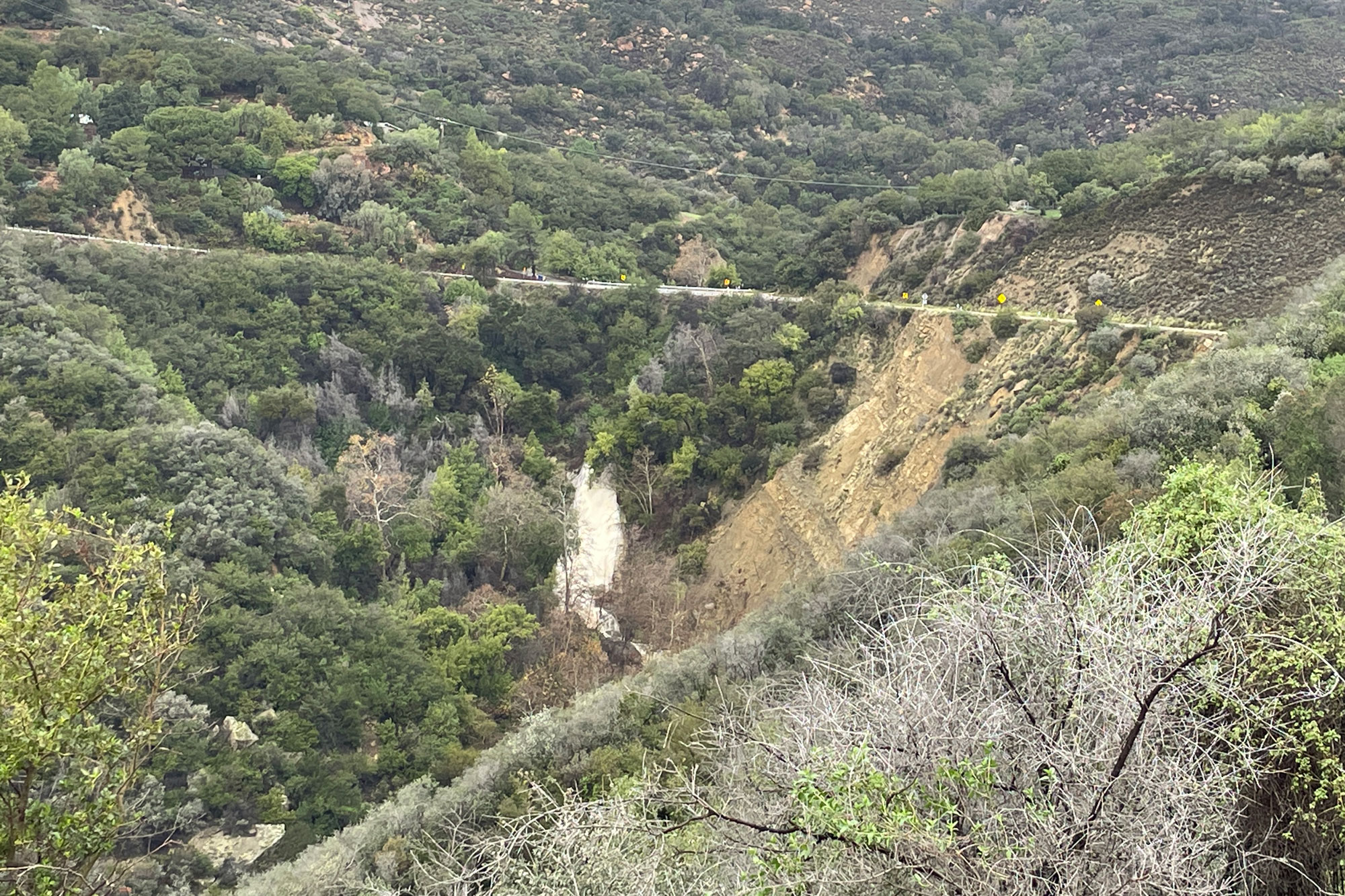 Still No Reopening Date for Highway 154 as Caltrans Crews Clear Roadway ...