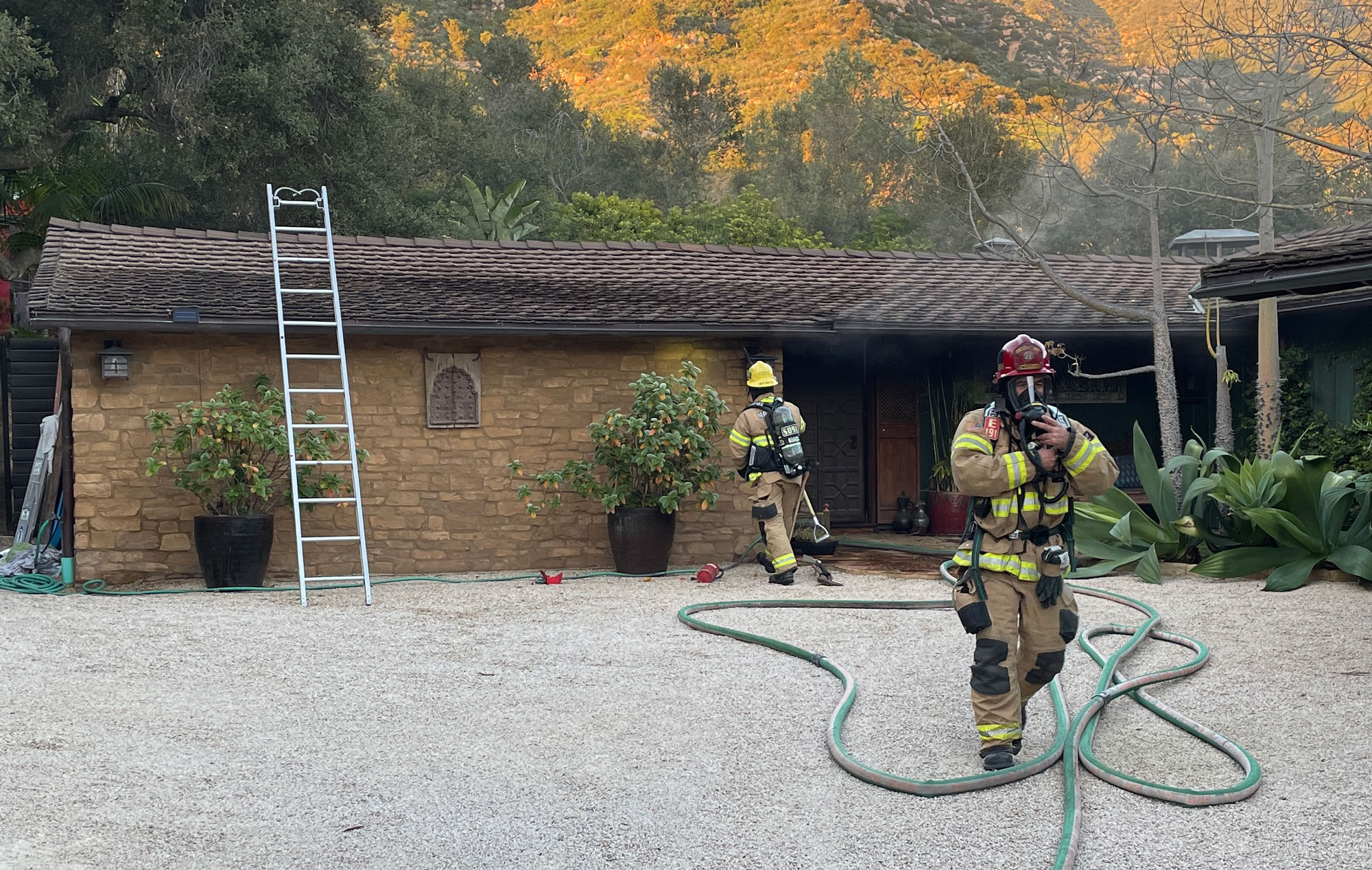 Resident Treated for Smoke Inhalation After Garage Fire in Montecito ...