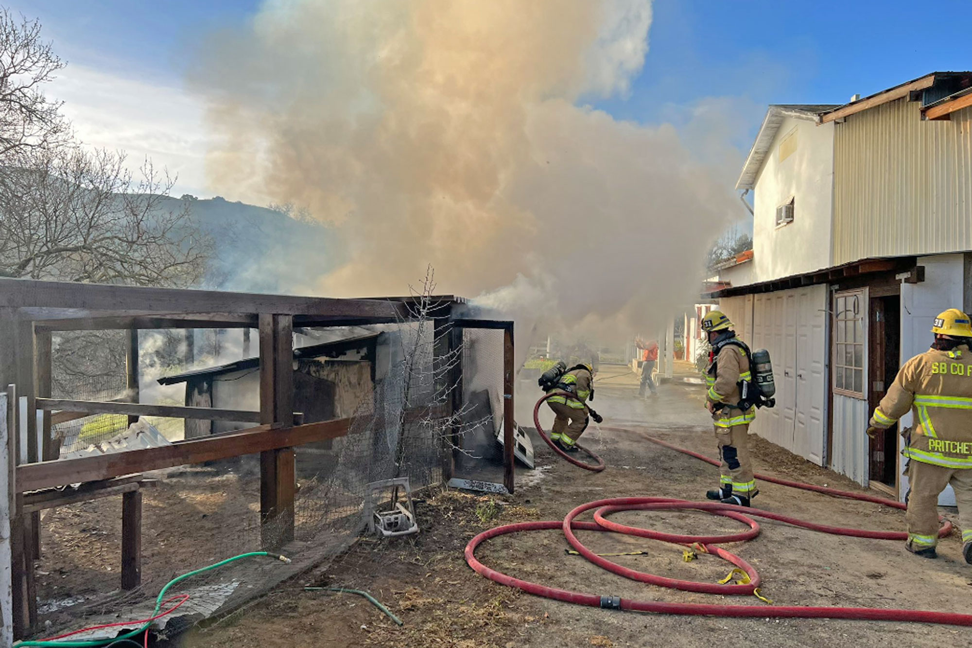 Turkeys Succumb, Chickens Saved in Poultry Coop Fire Near Buellton ...