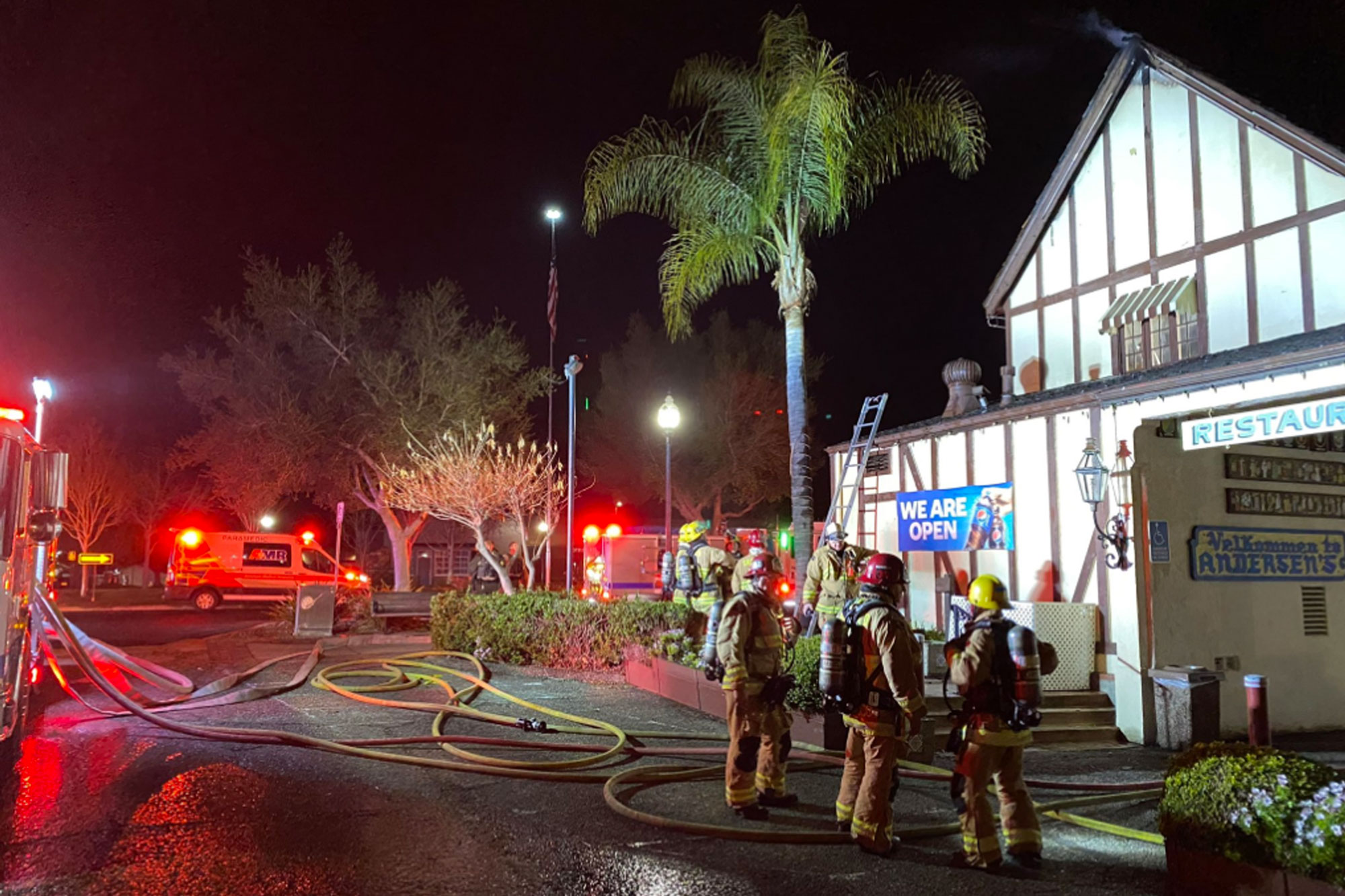 Fire Damages Roof of Pea Soup Andersen's Restaurant in Buellton | Local ...