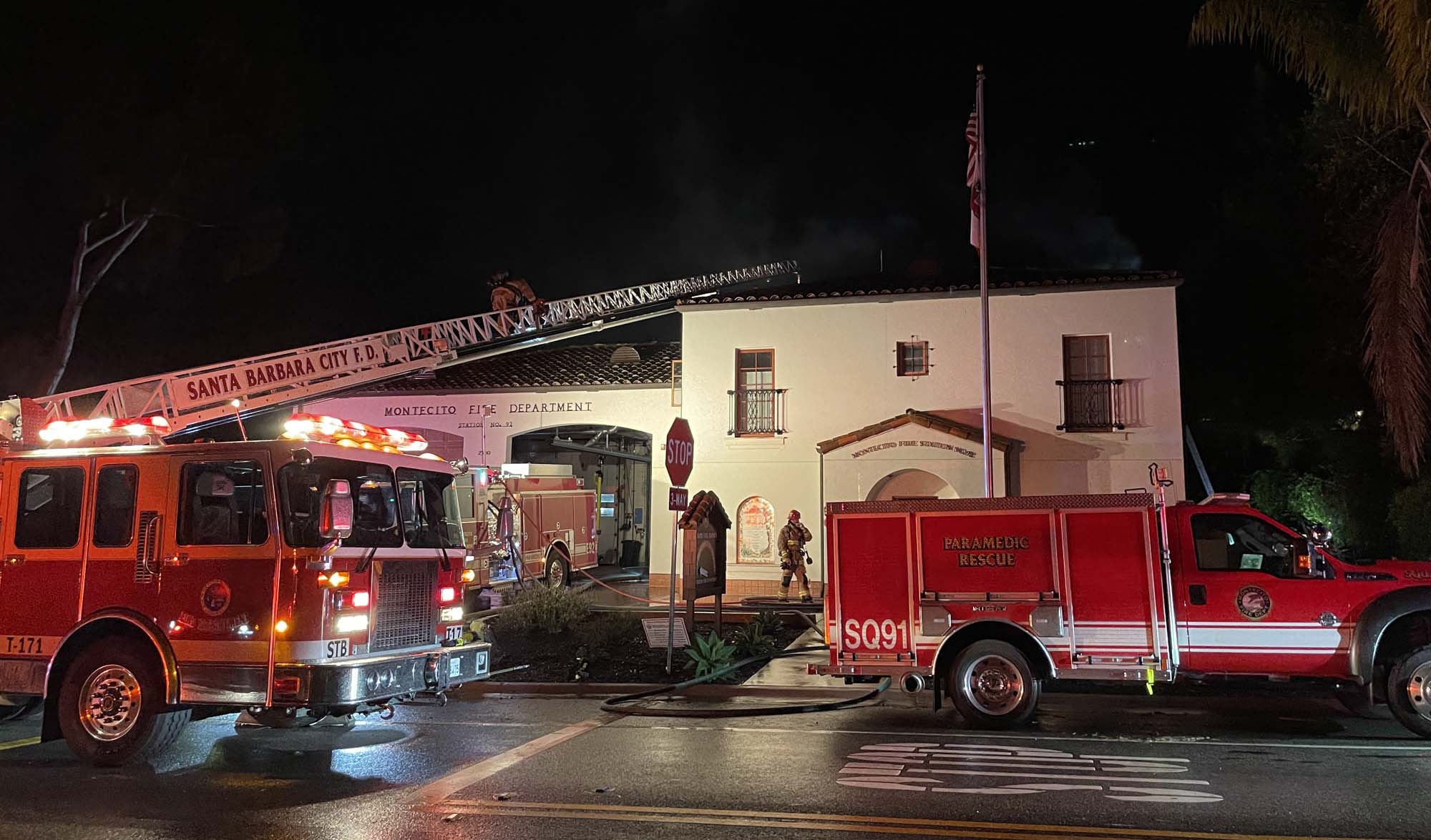 Blaze That Damaged Montecito Fire Station Traced to Fireplace | Local ...