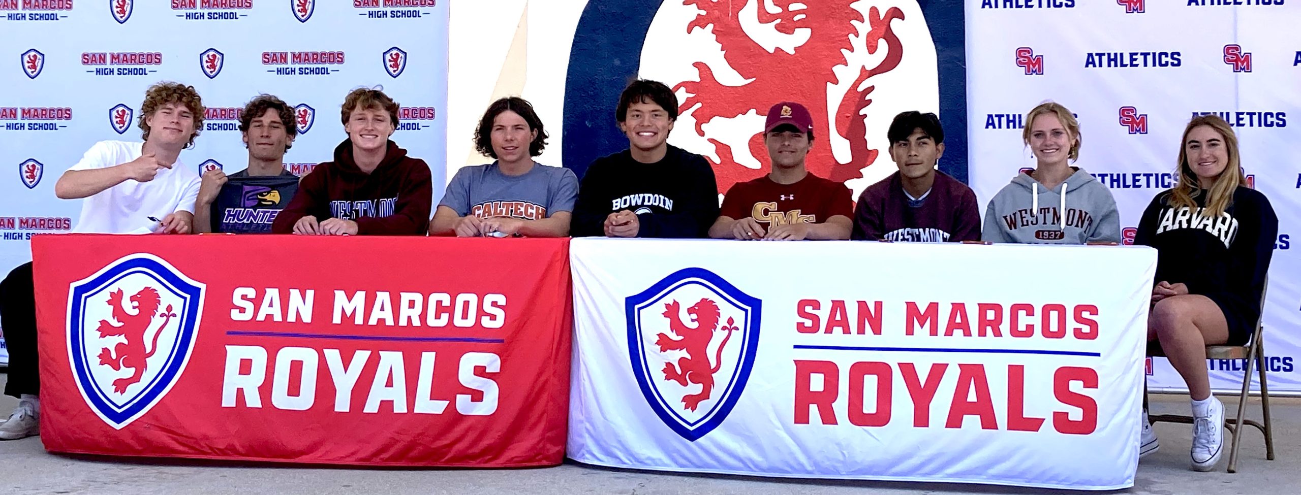 Nine San Marcos Student Athletes Sign to Compete at Next Level | Sports ...