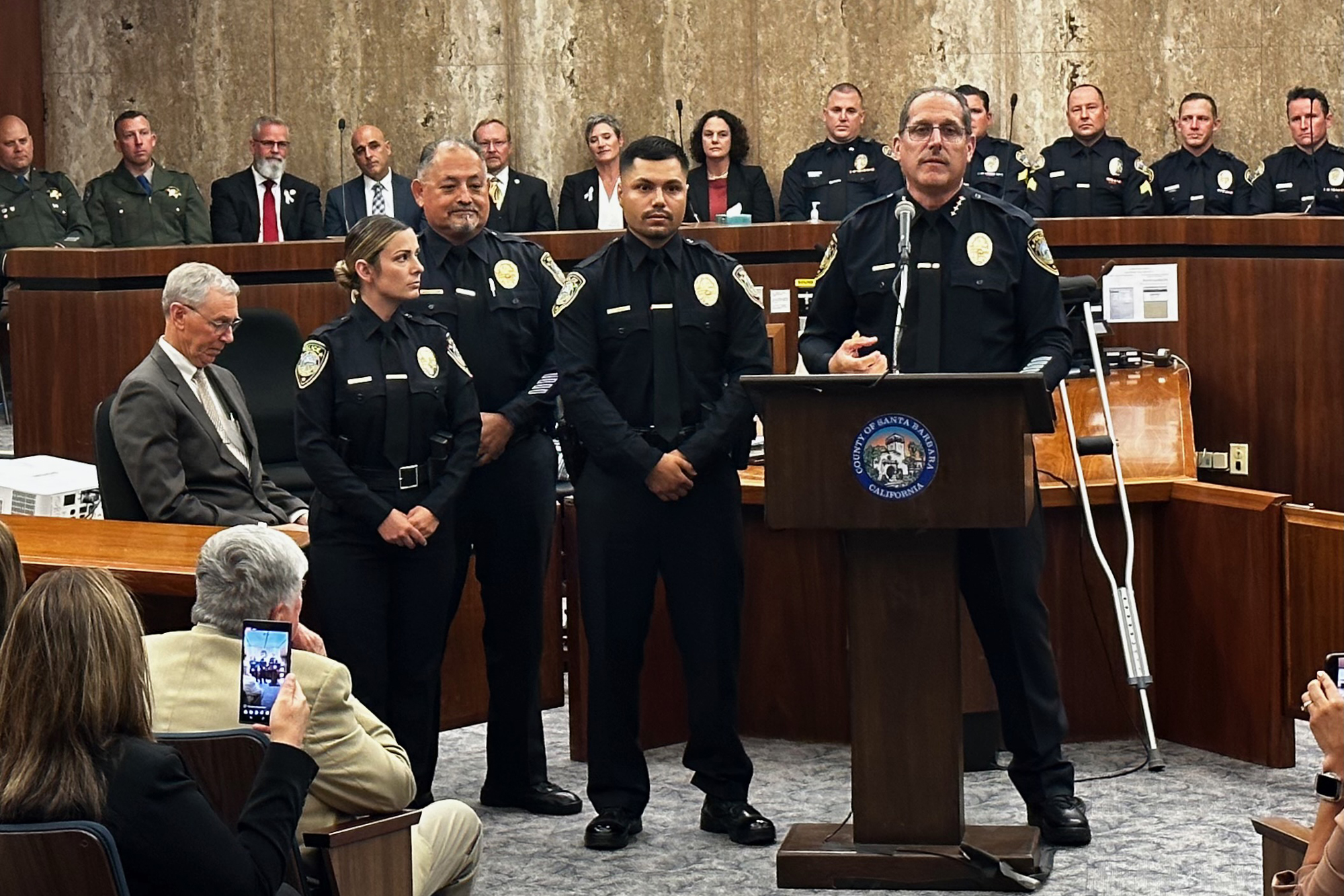 Lompoc Officers Who Responded to Fatal Father-Son Disturbance Receive H ...