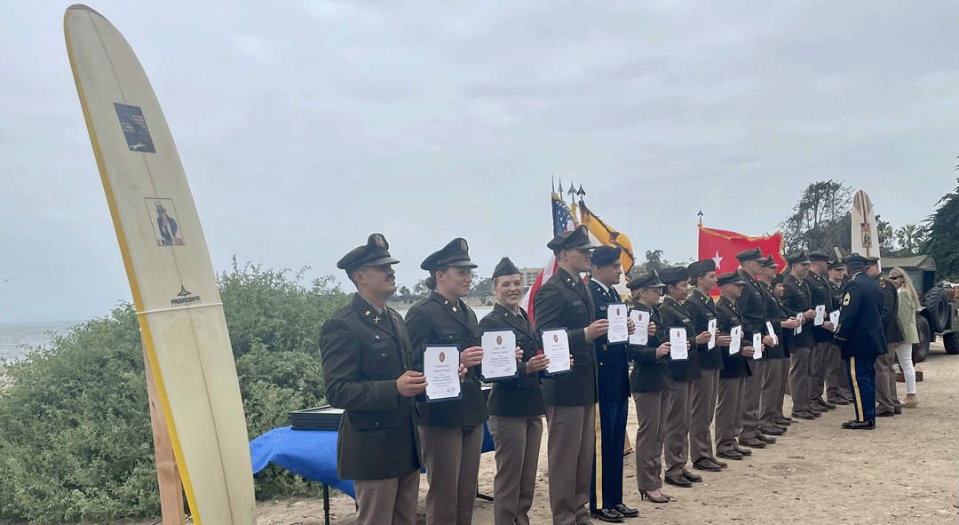 UCSB Army ROTC Surfrider Battalion Commissions 16 New Officers | UCSB ...