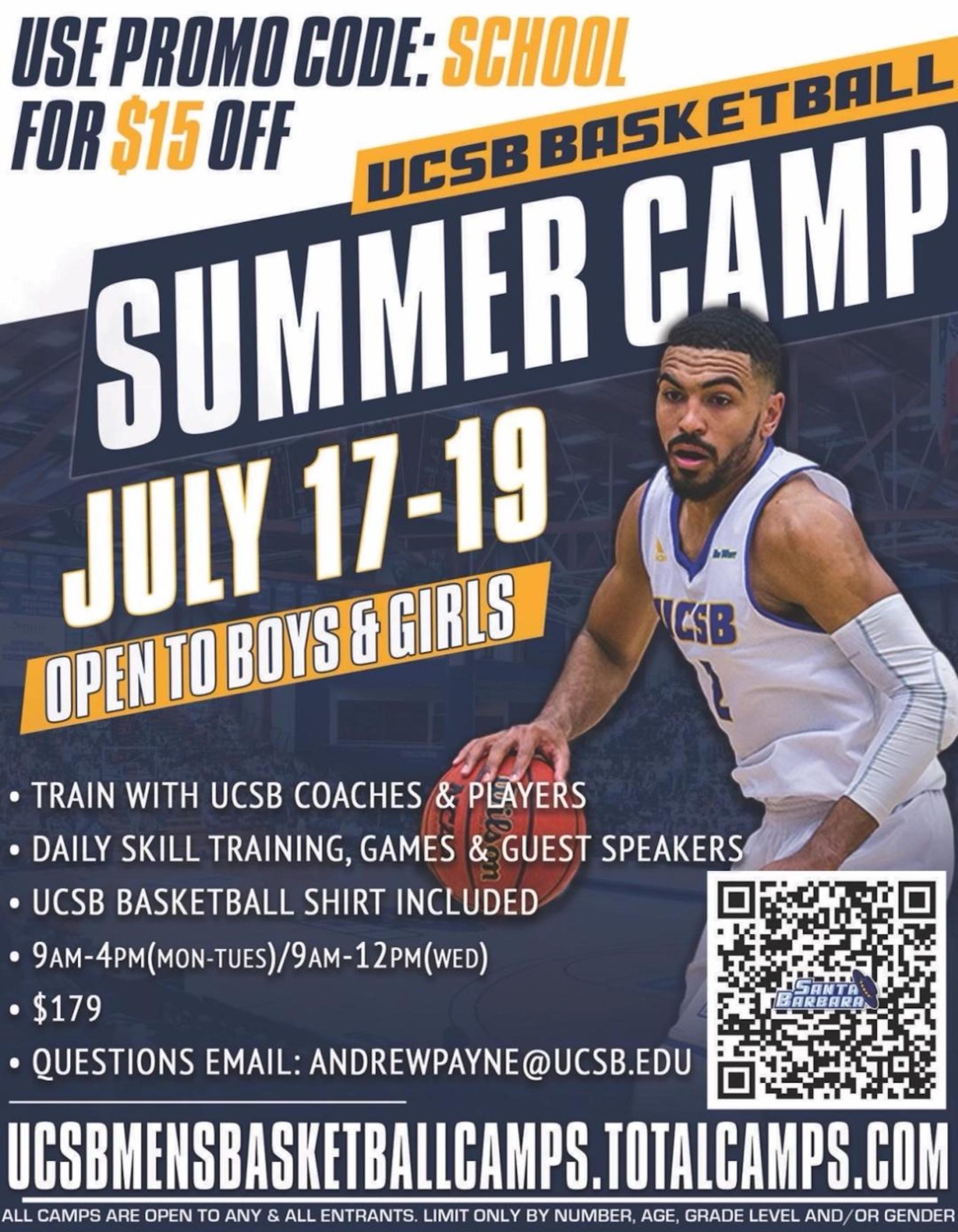 UCSB Basketball Kids Camp Has Openings for Last Session | Sports | Noozhawk