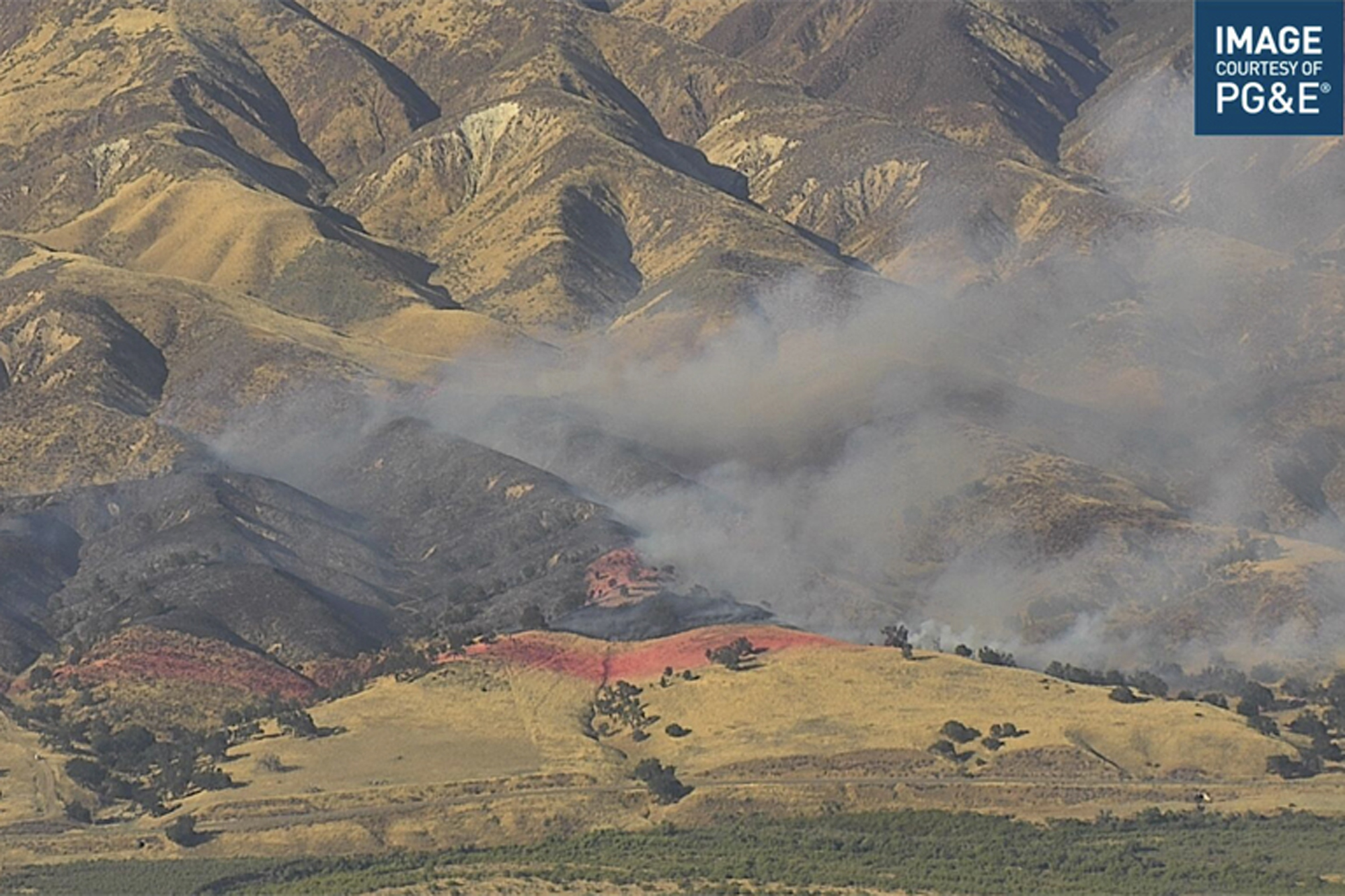 Rinconada Fire Burning Off Highway 166 Contained After Blackening 100 ...